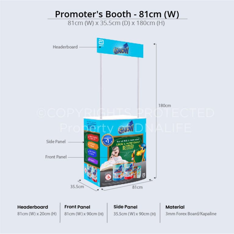 Promoter's Booth - 81cm (w) | dna LIFE | e.shop