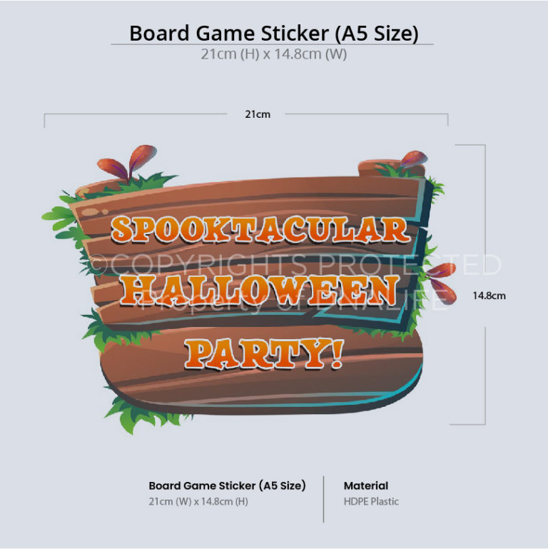 Board Game Sticker (A5 size) - 5pcs | dna LIFE | e.shop