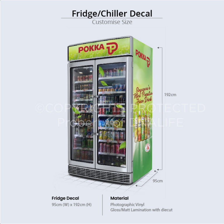 Fridge/Chiller Decal | dna LIFE | e.shop